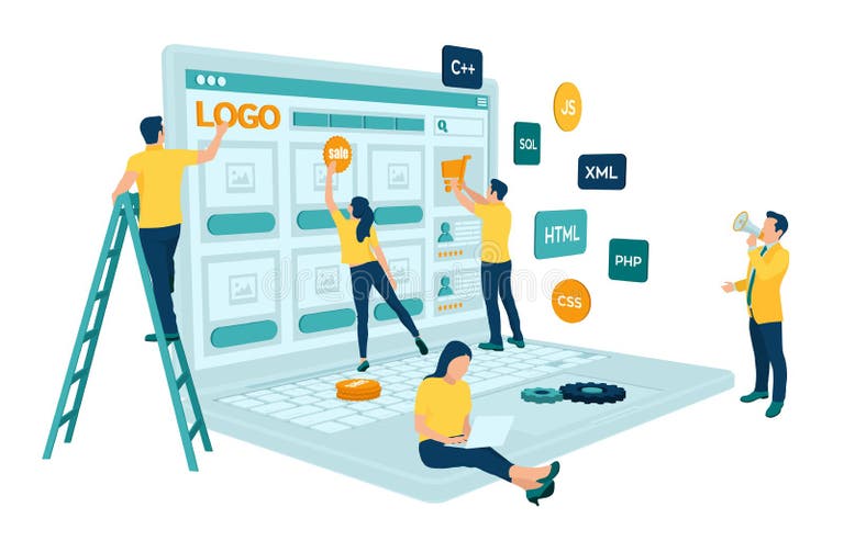 Programmer Engineers Developer Team Stock Illustrations – 93 Programmer Engineers Developer Team ...