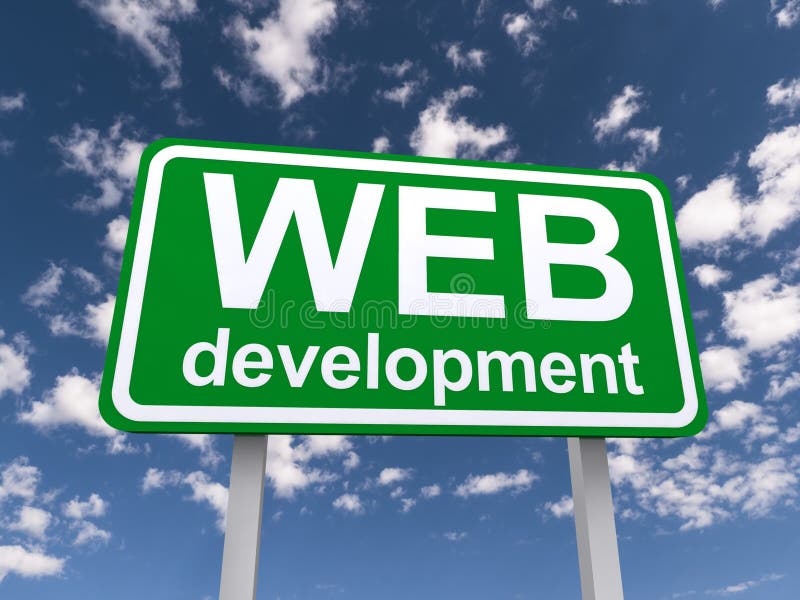 Web development sign stock illustration. Illustration of internet ...