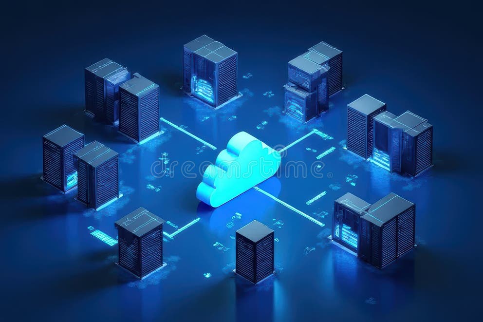 Web Development Staging Environment Server Infrastructure Stock ...