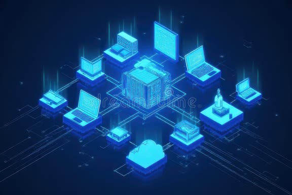 Web Development Staging Infrastructure Stock Illustration ...