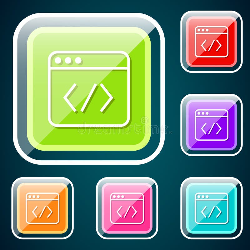 Web development symbol stock vector. Illustration of symbol - 121411472