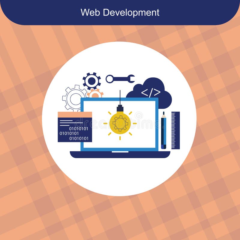 Web Development Vector Stock Concept Stock Vector - Illustration of ...