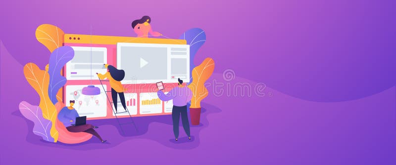 WEB Development Web Banner Concept. Stock Vector - Illustration of code ... WEB Development Web Banner Concept. Stock Vector - Illustration of code ...
