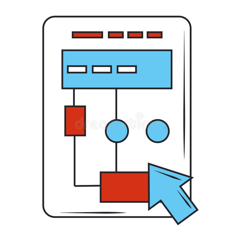 Web Development Digital Software Coding Setting Support Process Icons ...