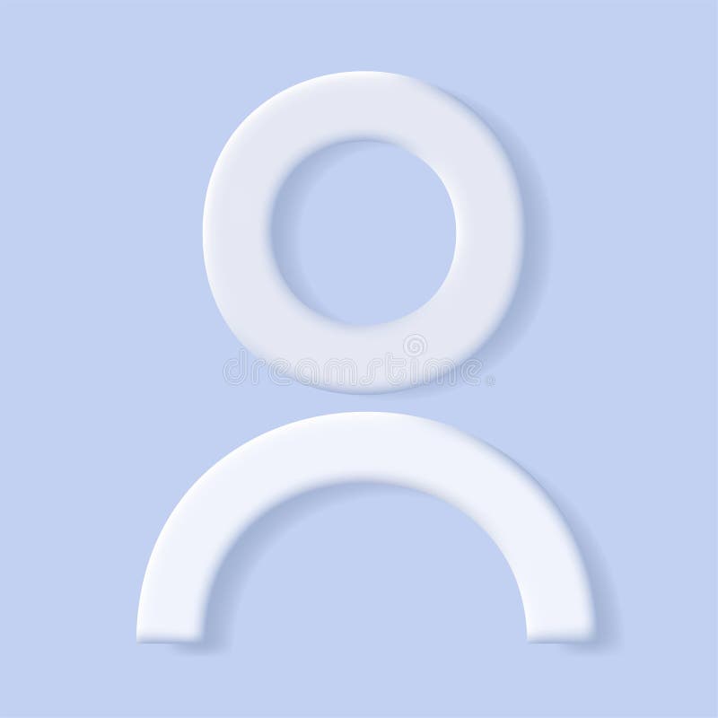 Web Digital Icon of User or Profile, Linear Volume Icon Stock Vector ...