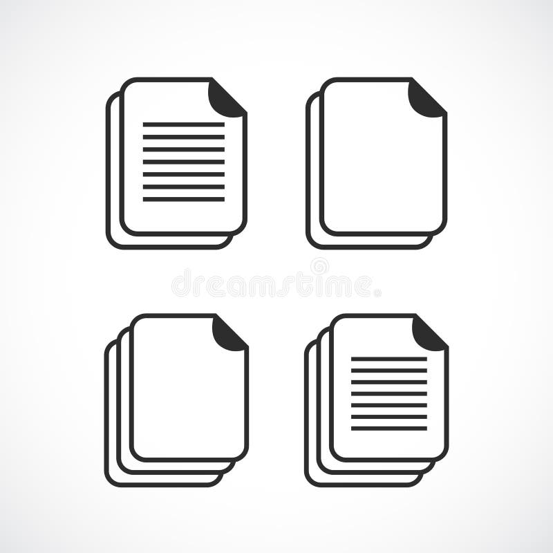 Web document vector icon stock vector. Illustration of manual - 95110247