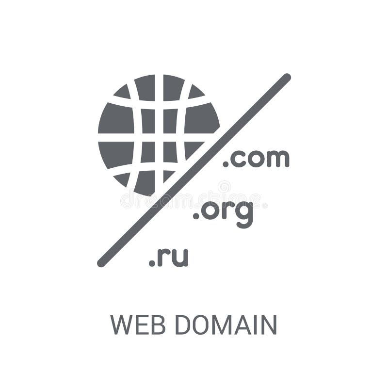 Web Domain Icon. Trendy Web Domain Logo Concept on White Background ...