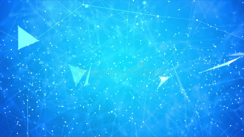 Web Dot Lines Wires Loop Background Animation. Stock Footage - Video of ...