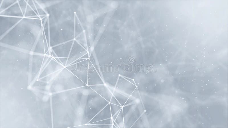 Web Dot Lines Wires Loop Background Animation. Stock Footage - Video of ...