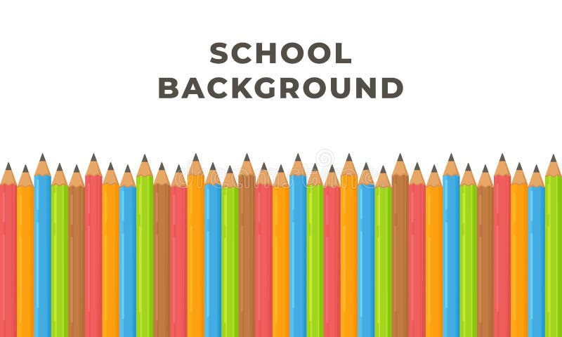 Vector Illustration of a Pack of Pencils. Stock Vector - Illustration ...