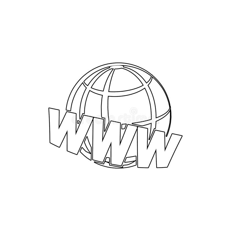 Web Earth Icon. Element of Media for Mobile Concept and Web Apps ...