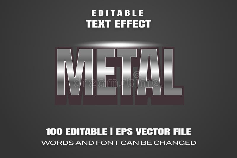Editable Metal Font Stock Illustrations – 1,419 Editable Metal Font ...