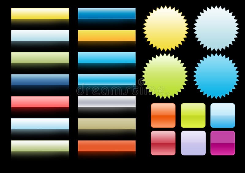 Web elements stock illustration. Illustration of multimedia - 3999272