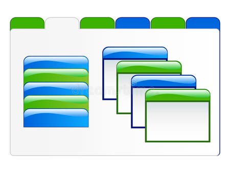 Folder Tabs Stock Illustrations – 562 Folder Tabs Stock Illustrations ...