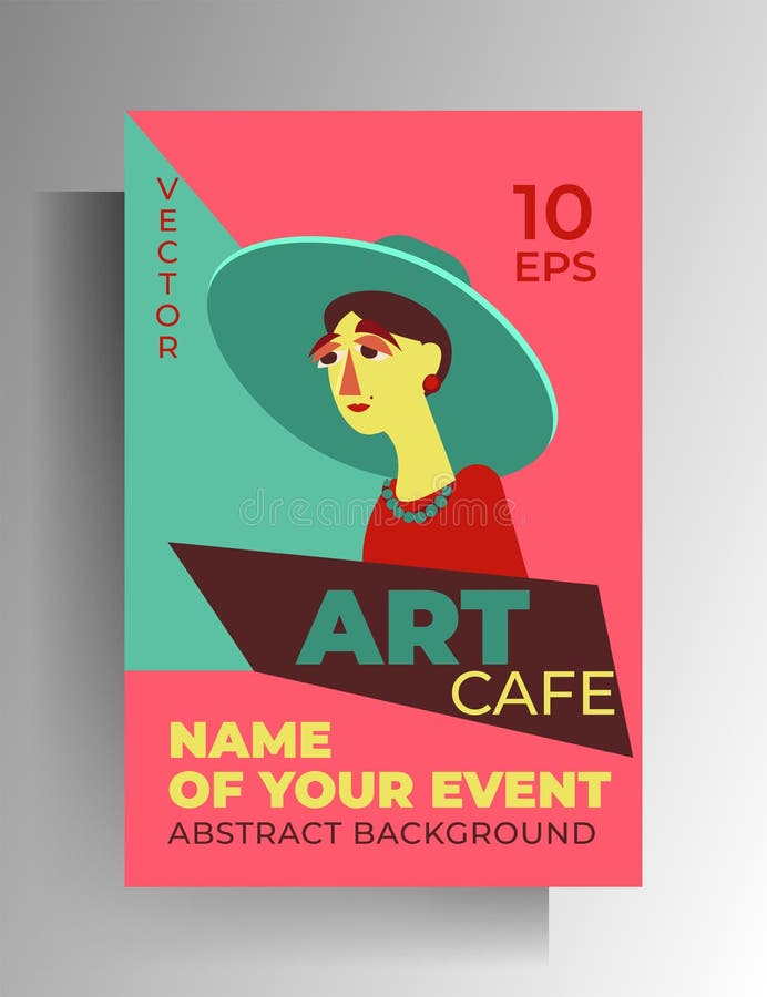Event Poster Design Template. A4 Format. Vector Stock Illustration ...