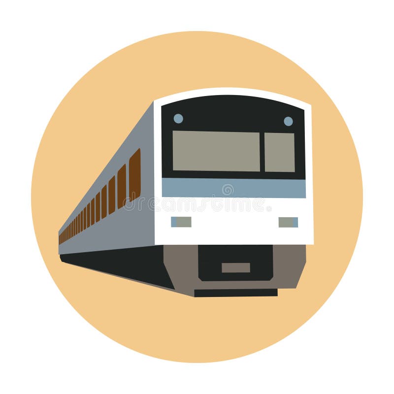 Express Train Icon Vector Illustration Stock Vector - Illustration of ...