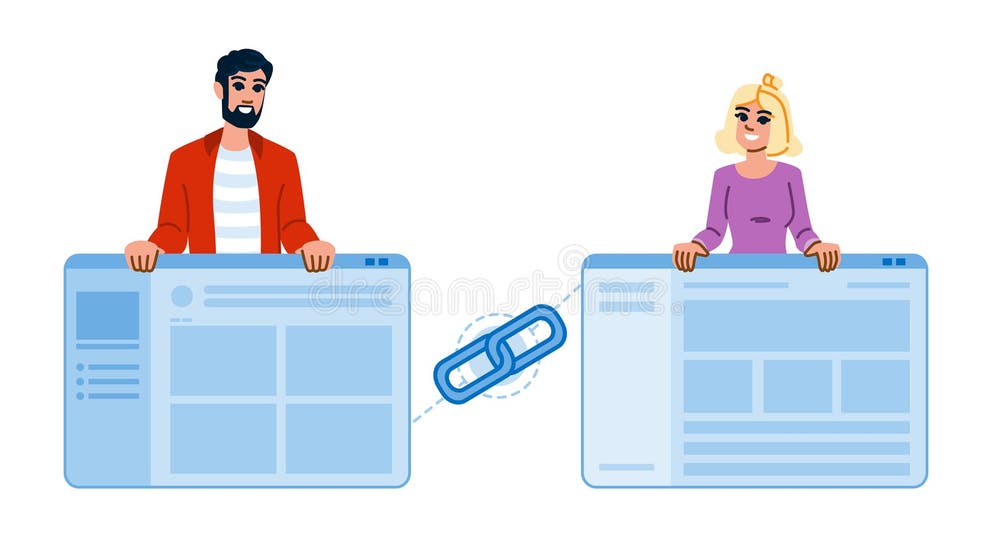 Linking Character Stock Illustrations – 83 Linking Character Stock ...