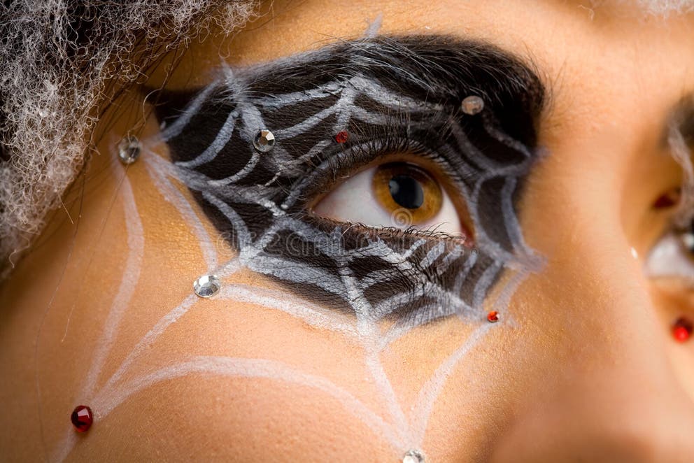Web eye stock photo. Image of cobweb, women, mascara - 11417188