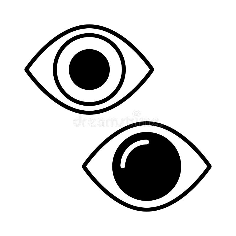 Optics Eye Icon Set Stock Illustrations – 895 Optics Eye Icon Set Stock ...