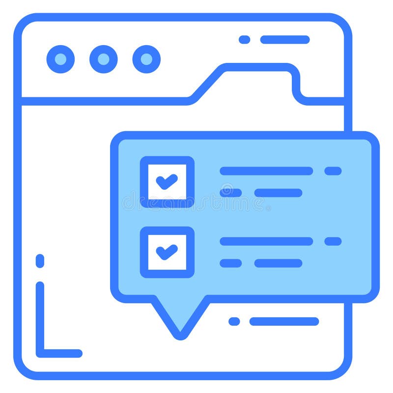 Web Feedback Icon, Survey and Feedback, Modern Vector Illustration ...