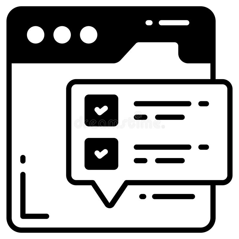 Web Feedback Icon, Survey and Feedback, Modern Vector Illustration ...