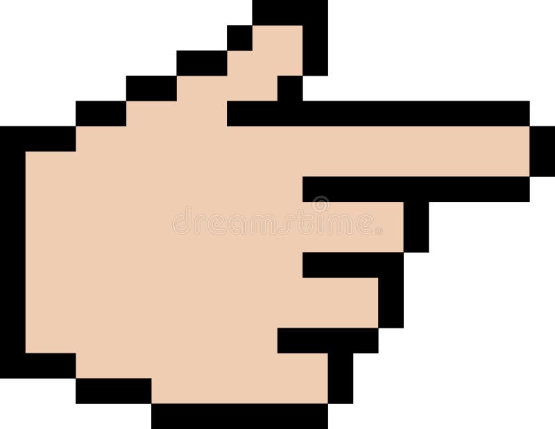 Web finger stock vector. Illustration of digital, finger - 5996210