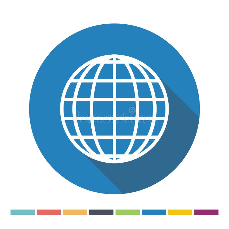 Web flat icon stock vector. Illustration of symbol, design - 102032737