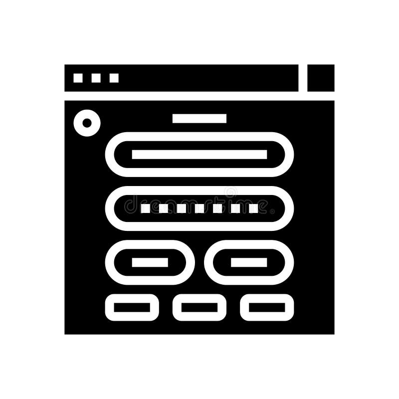 Sign in Registration Neon Glow Icon Illustration Stock Vector ...