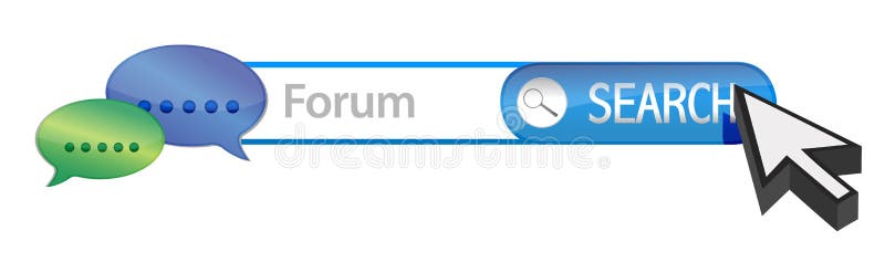 Forum Discussion Concept stock illustration. Illustration of group ...