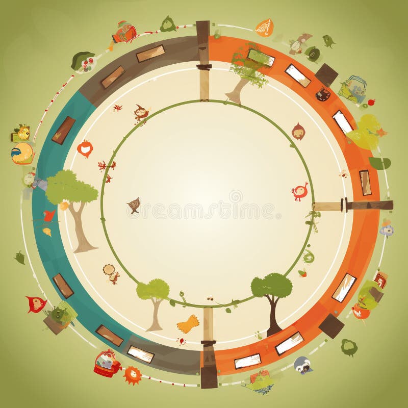 Web Game with a Circular Frame. AI Generated Stock Photo - Image of ...