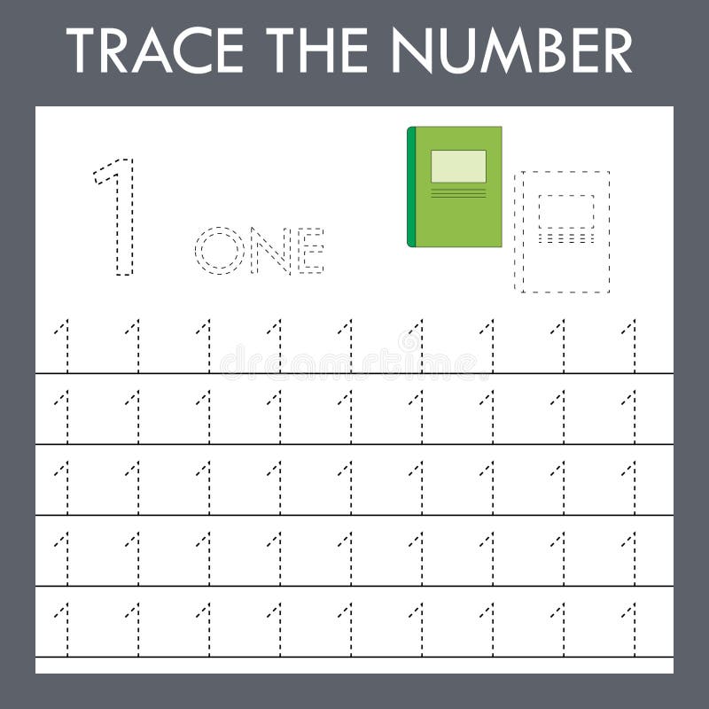 Preschool worksheet stock illustration. Illustration of stationery ...