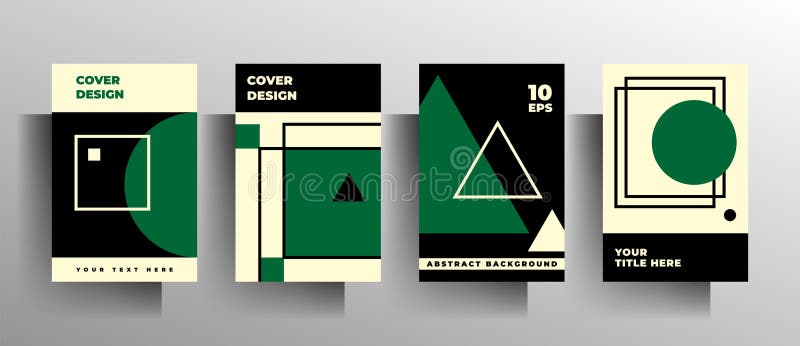 Geometric Cover Design for Book, Brochure, Catalog, Folder, Magazine ...