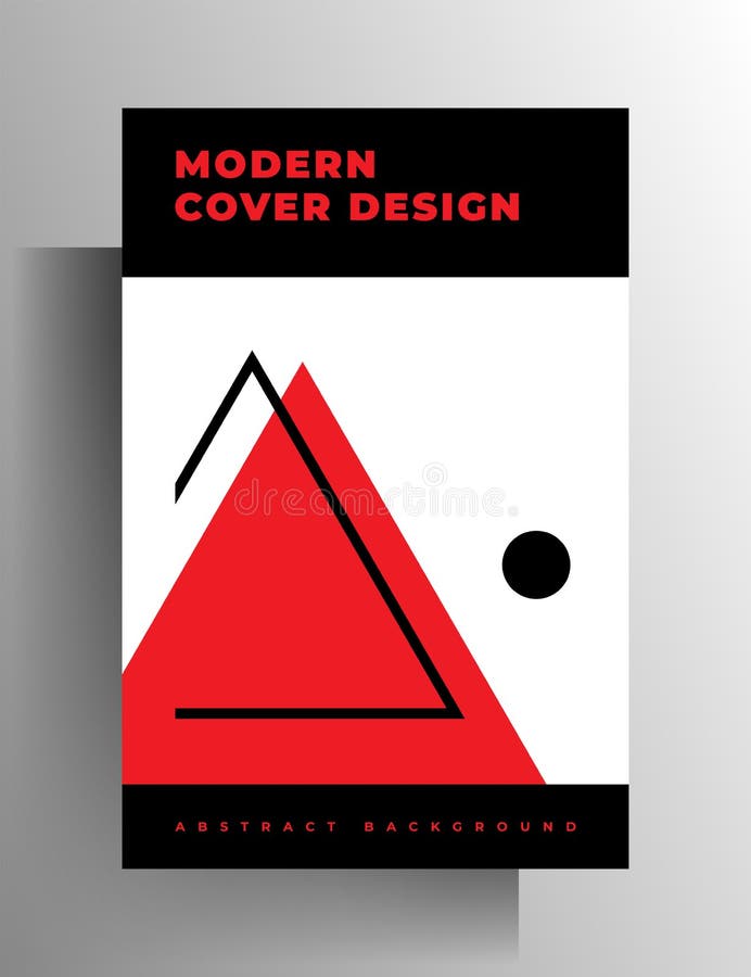 Geometric Design Cover Template for Book, Magazine, Brochure, Catalog ...