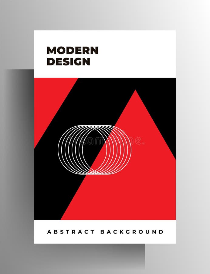 Geometric Design Cover Template for Book, Magazine, Brochure, Catalog ...