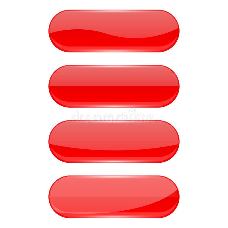 Oval Red Button Vector Stock Illustrations – 863 Oval Red Button Vector ...