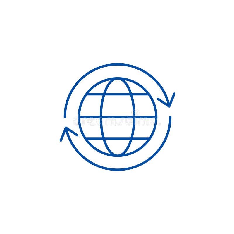 Logistics Line Icon Concept. Logistics Flat Vector Symbol, Sign ... Logistics Line Icon Concept. Logistics Flat Vector Symbol, Sign ...
