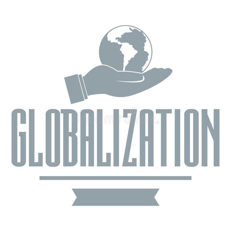 Globalization Logo Simple Gray Style Stock Illustrations – 6 ...