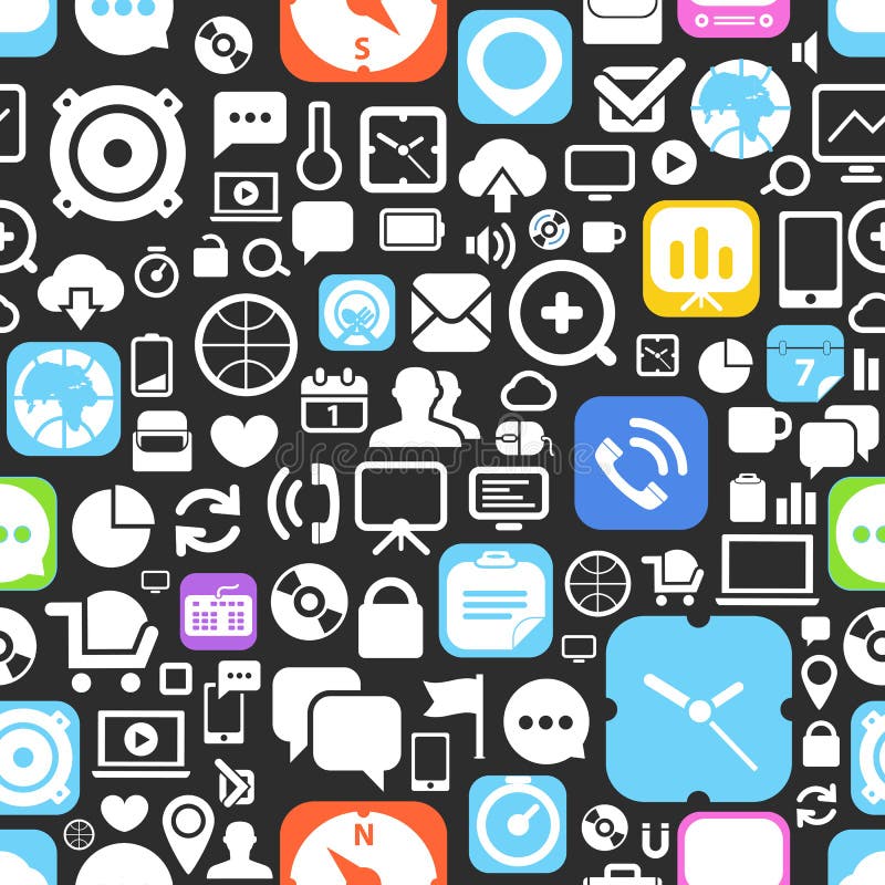 Phone Call Icon Pattern Stock Illustrations – 5,990 Phone Call Icon ...