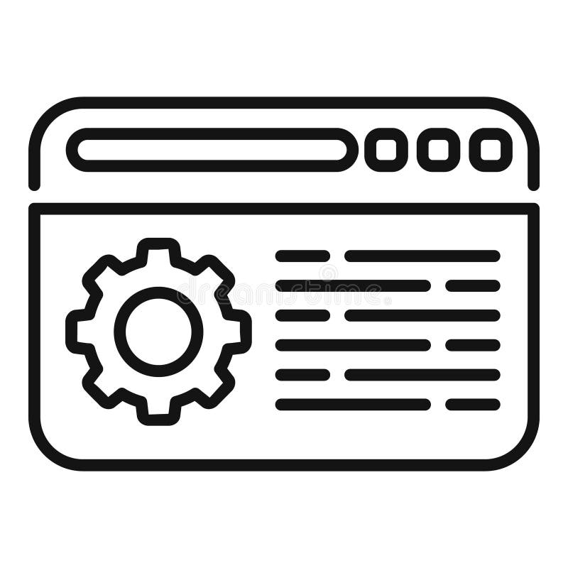 Web Guide Icon Outline Vector. Business Paper Stock Illustration ...