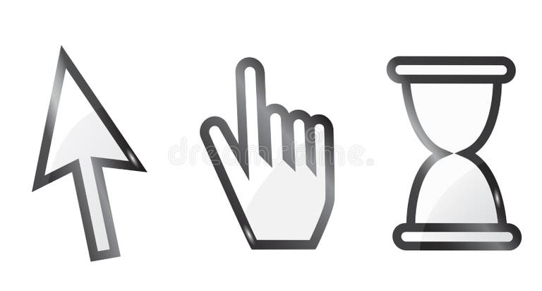 Windows Hand Cursor Stock Illustrations – 151 Windows Hand Cursor Stock ...