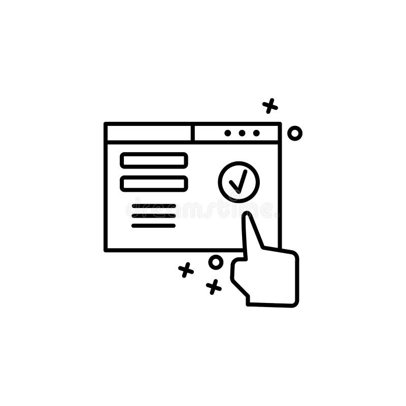 Web, Hand, Customer Services Icon. Element of Customer Services Icon ...