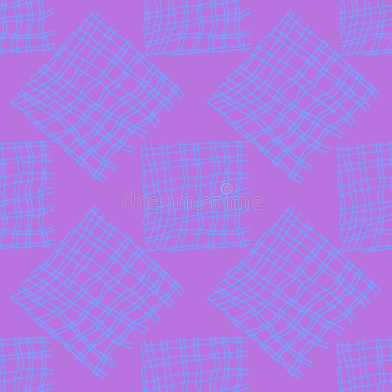 Hand Drawn Abstract Seamless Texture on a Purple Background. Stock ...