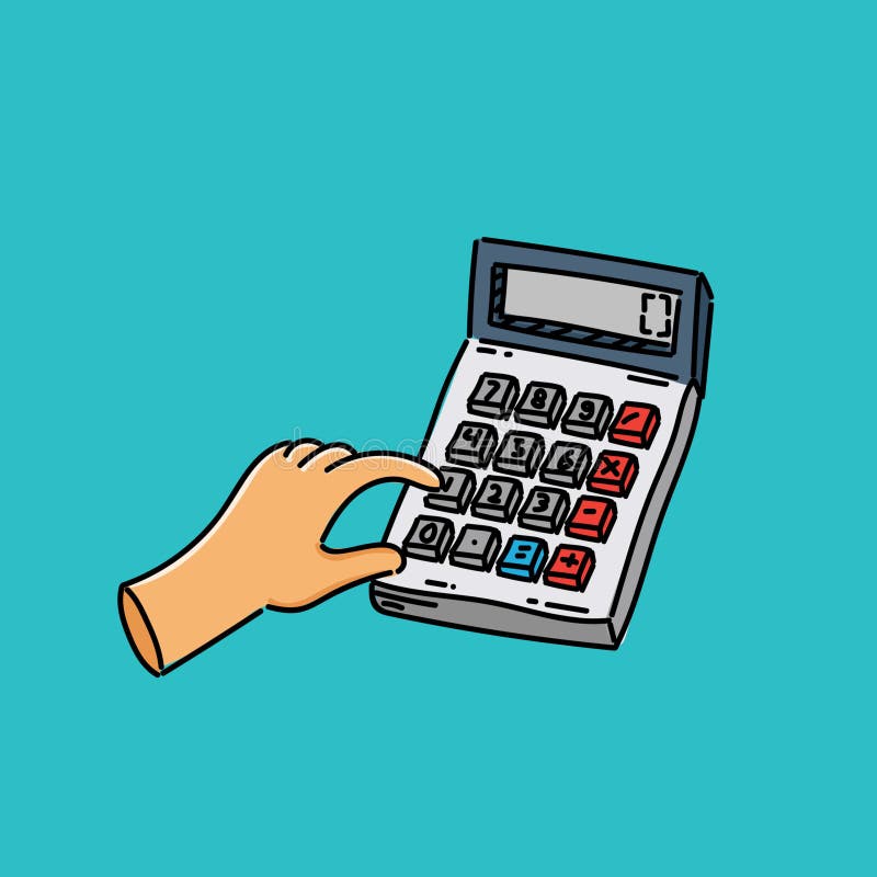 Typing Calculator Stock Illustrations – 345 Typing Calculator Stock ...
