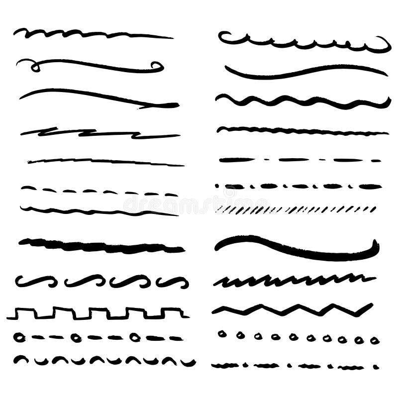 Modern Underline Decoration Stock Illustrations – 467 Modern Underline ...