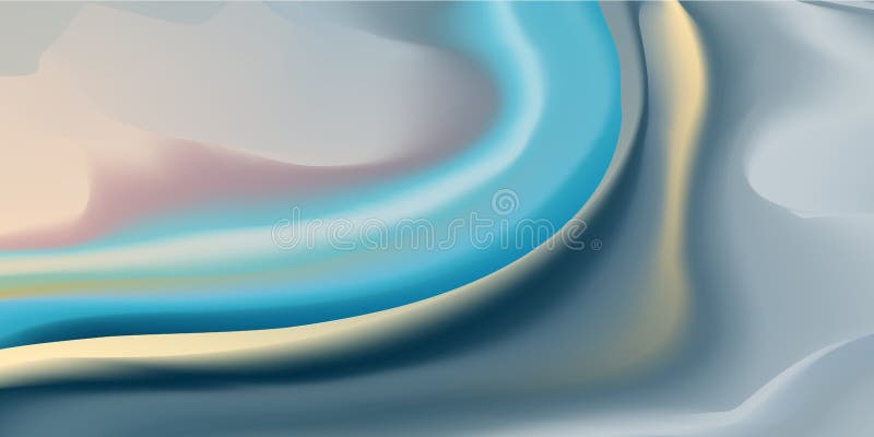 Web Header Background with Liquid Gery and Blue Paint Flow. Stock ...