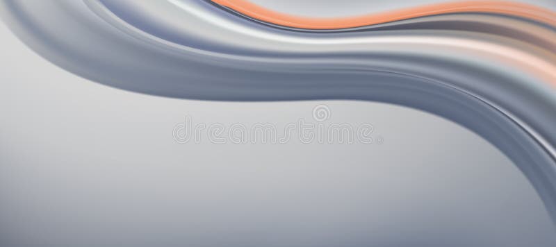 Web Header Background Design with Liquid Grey and Orange Paint Flow ...