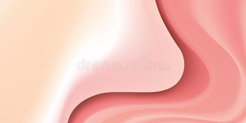 Web Header Background Design with Liquid Peach Paint Flow. Stock ...