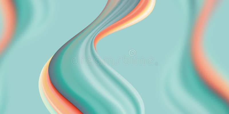 Web Header Background Design with Liquid Turquoise and Orange Paint ...