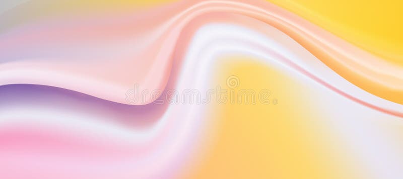 Web Header Background Design with Liquid Yellow Paint Flow. Stock ...