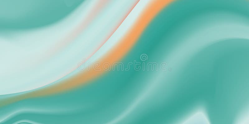 Web Header Background with Liquid Turquoise and Orange Paint Flow ...
